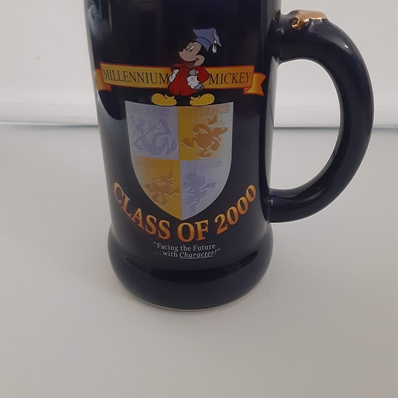 Disney | Dining | Disney Millennium Mickey Class Of 200 Mug Black And ...